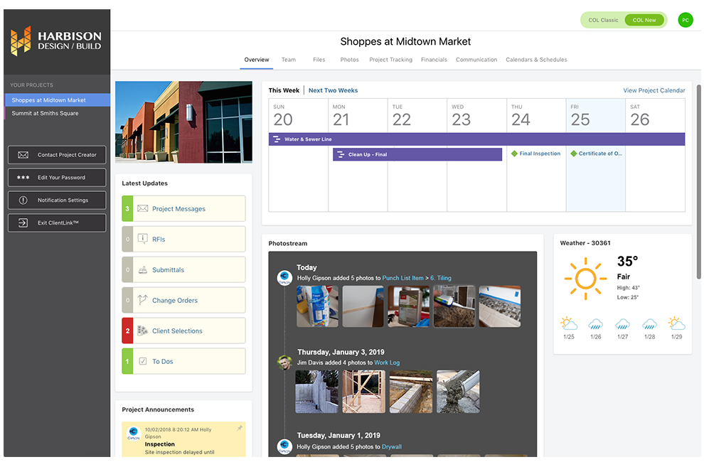 ClientLink & TeamLink in ConstructionOnline 2019 - Special Session ...